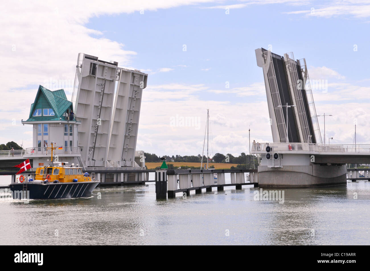 Bascule bridge kappeln schleswig hi-res stock photography and images ...