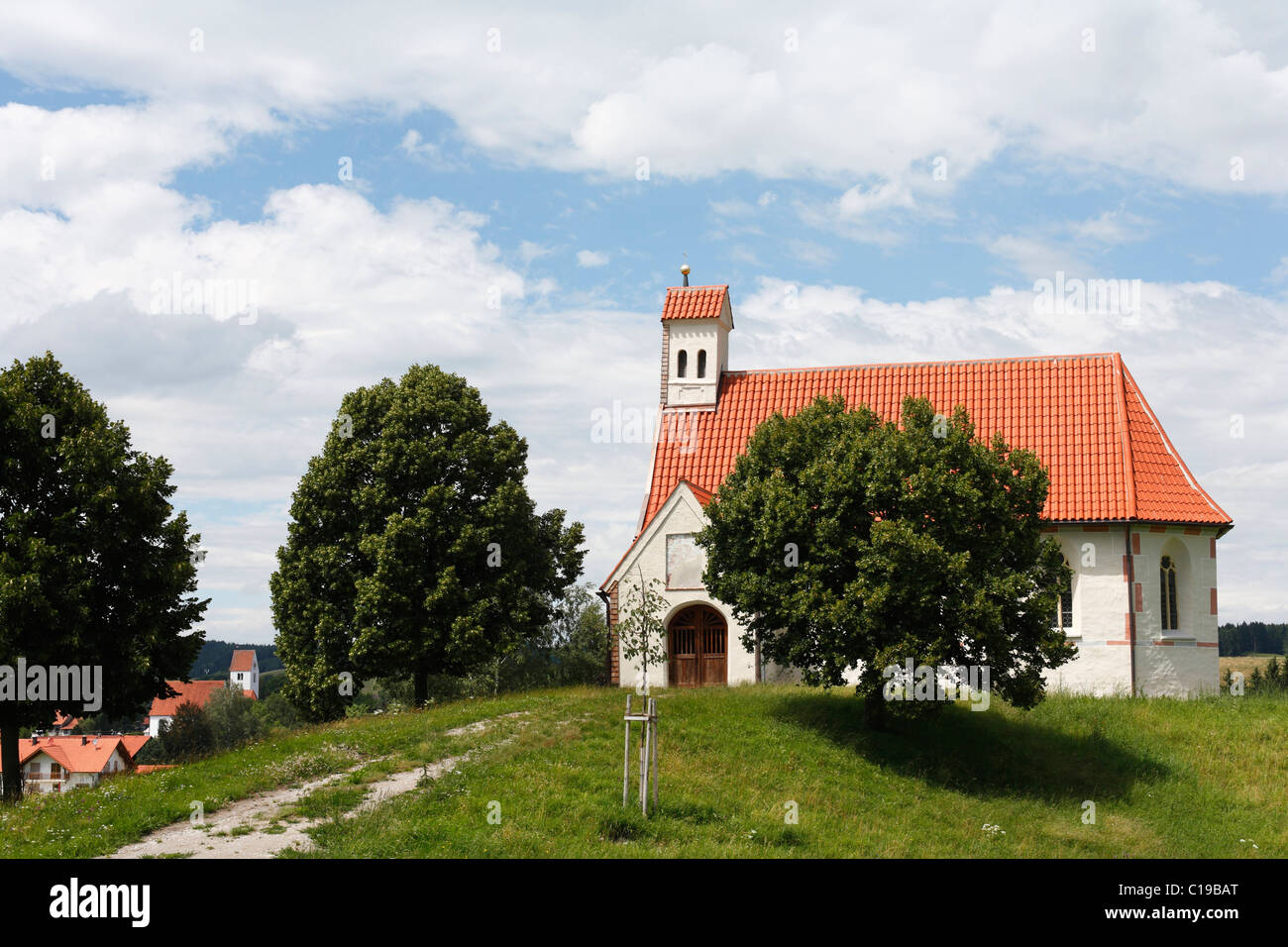 Chapel of St. Ursula, Hohenfurch, Pfaffenwinkel, Upper Bavaria, Bavaria ...