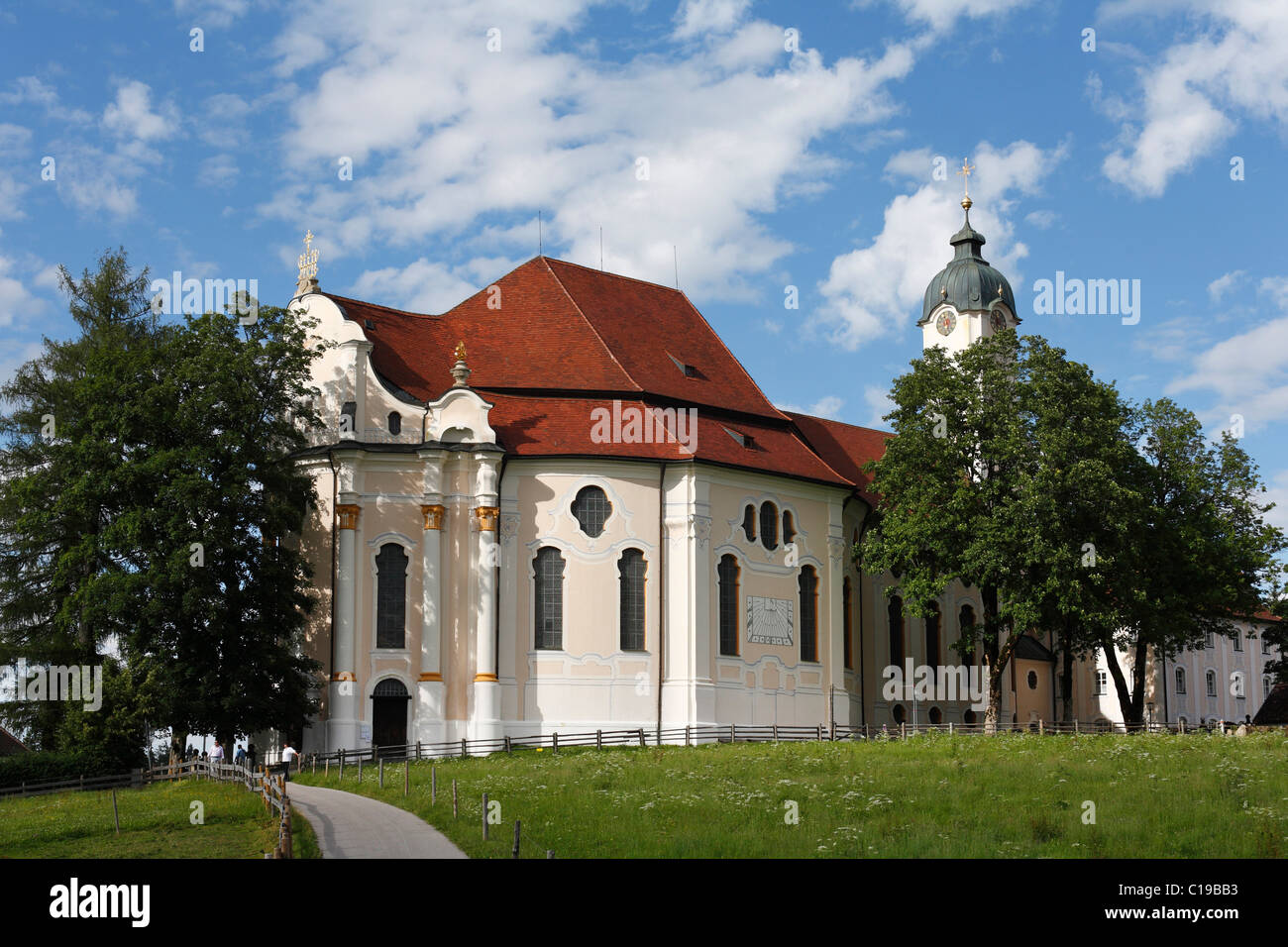 Wies Church, pilgrimage church of the flagellation of the saviour of ...