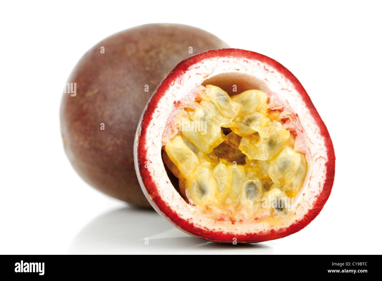 Passion fruit inside hi-res stock photography and images - Alamy