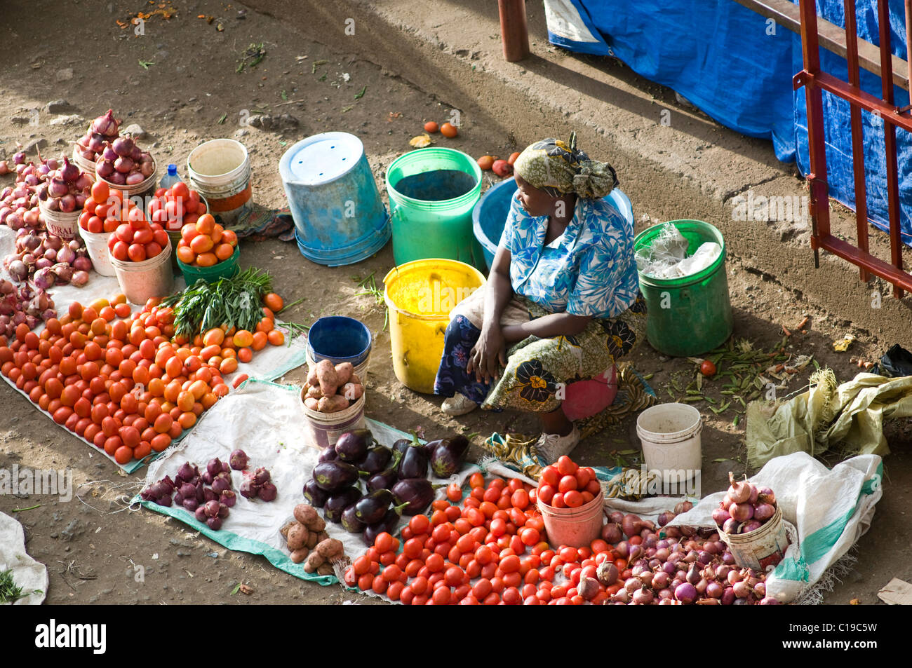 Central Market, Arusha, Tanzania Stock Photo - Alamy