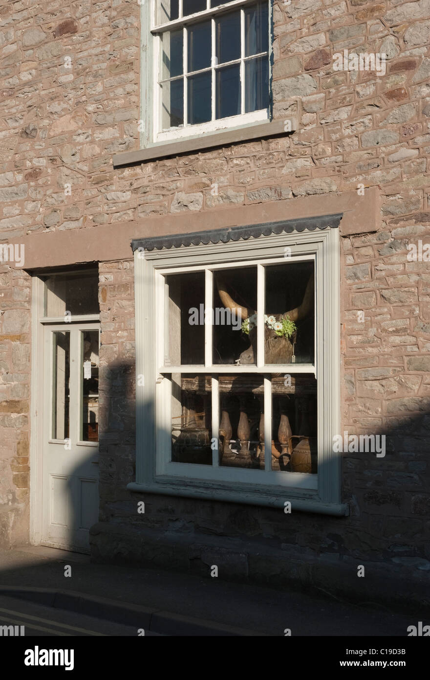 Shops in Hay-on-Wye Stock Photo - Alamy