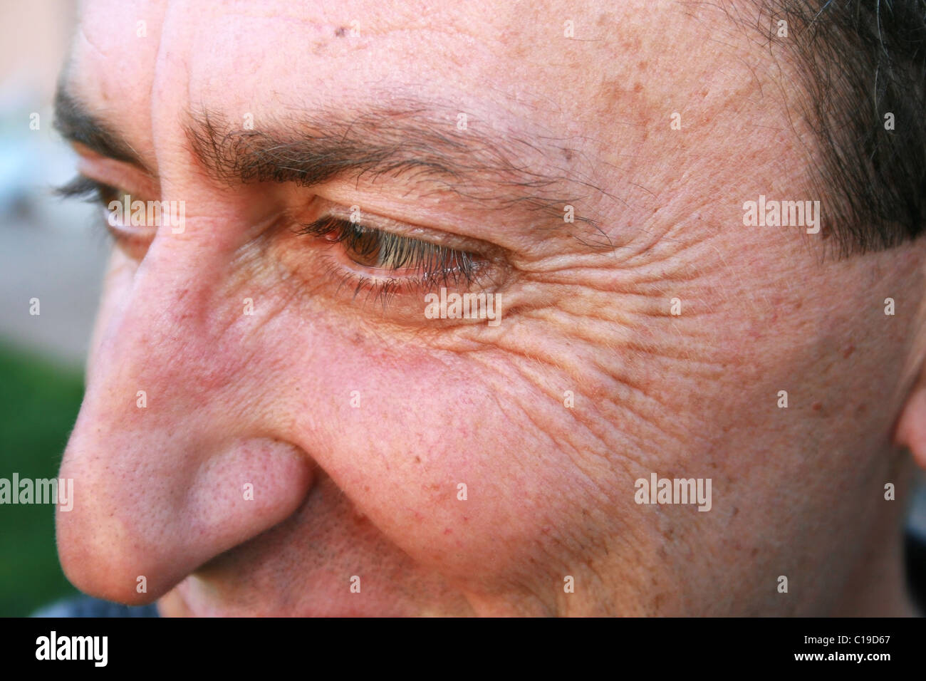 Man closeup horizontal portrait Stock Photo - Alamy