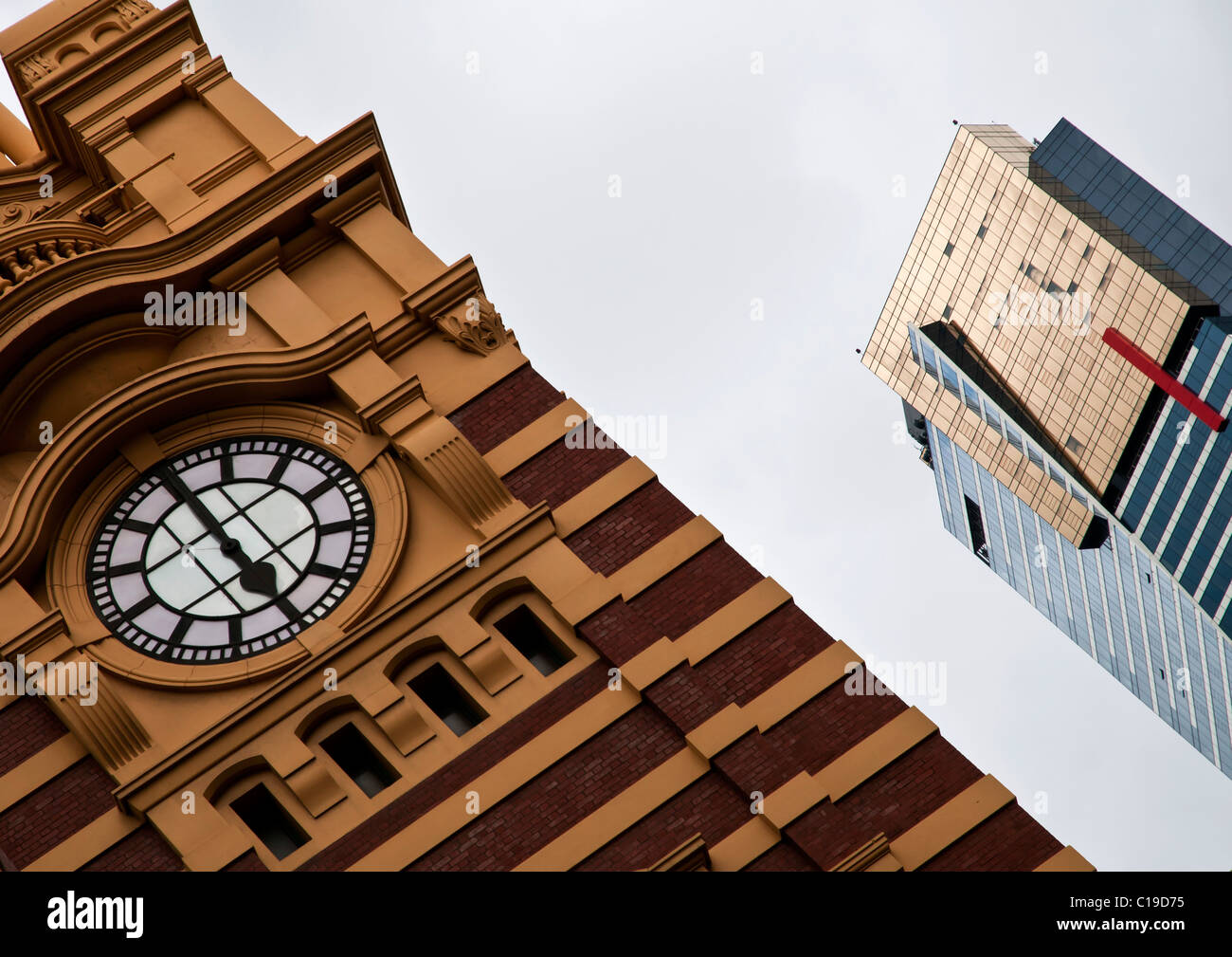 Melbourne Clock Tower High Resolution Stock Photography and Images - Alamy