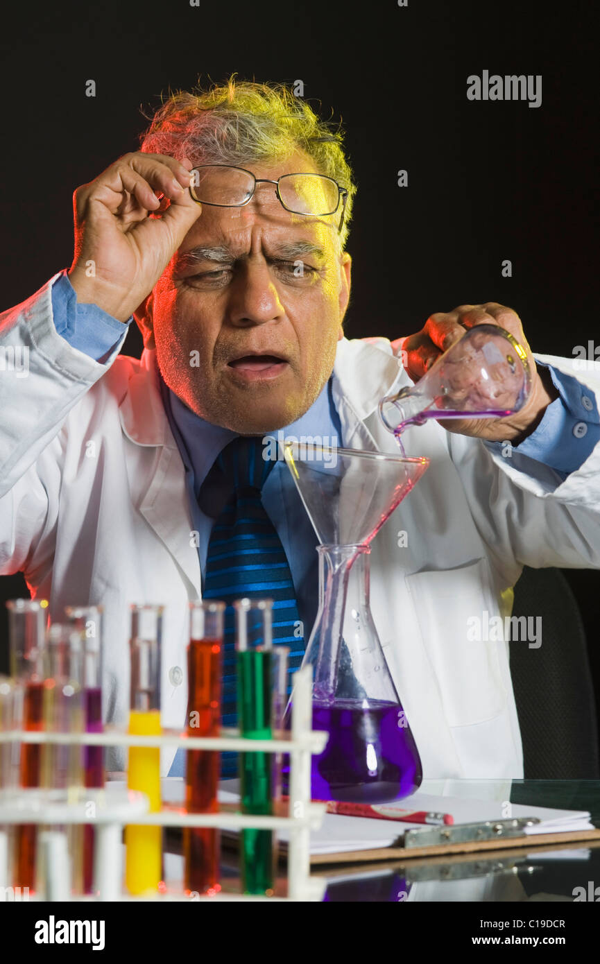 Black male scientist doing research hi-res stock photography and images ...