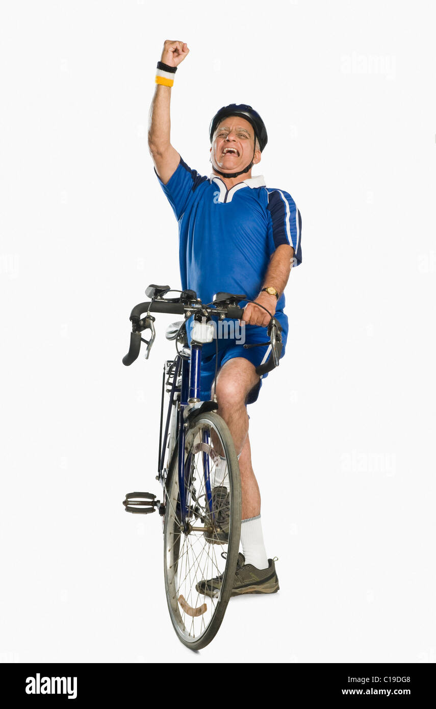 Smiling with closed eyes Cut Out Stock Images & Pictures - Alamy