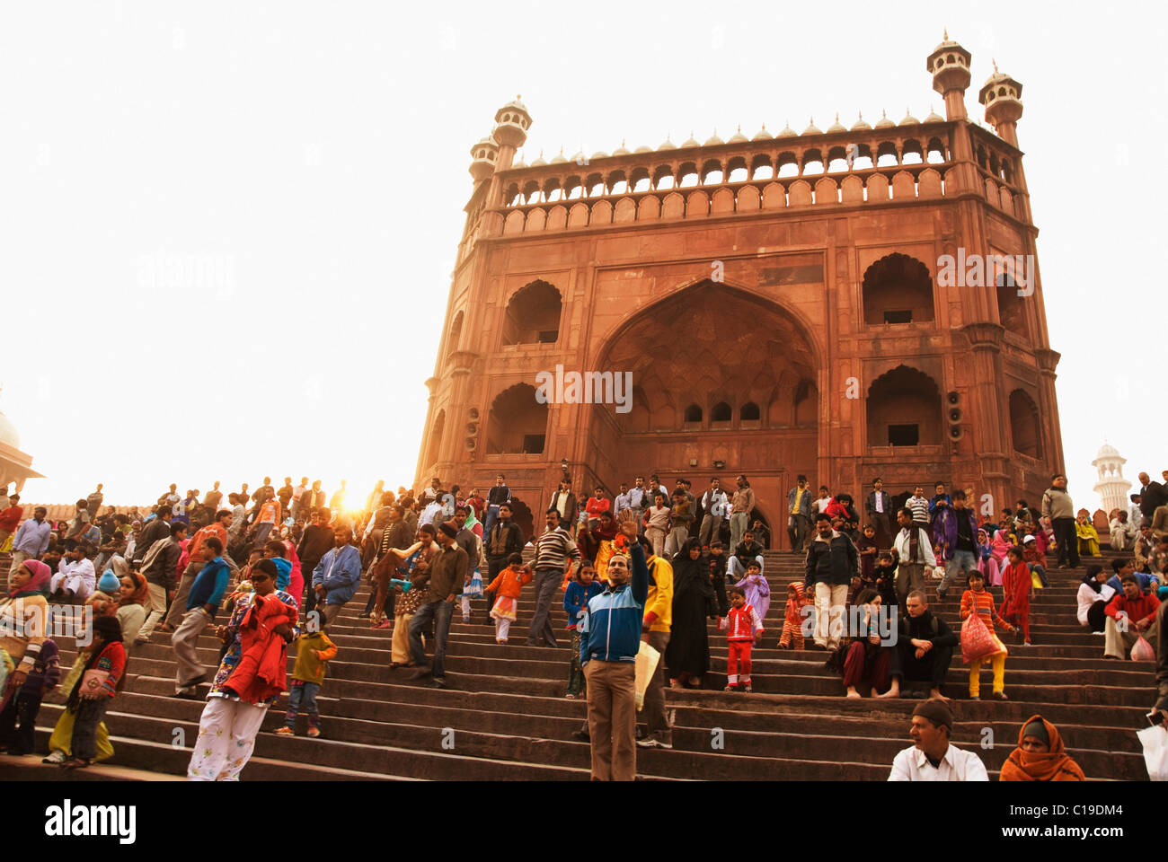 People at a mosque during Muharram, Jama Masjid, Delhi, India Stock ...