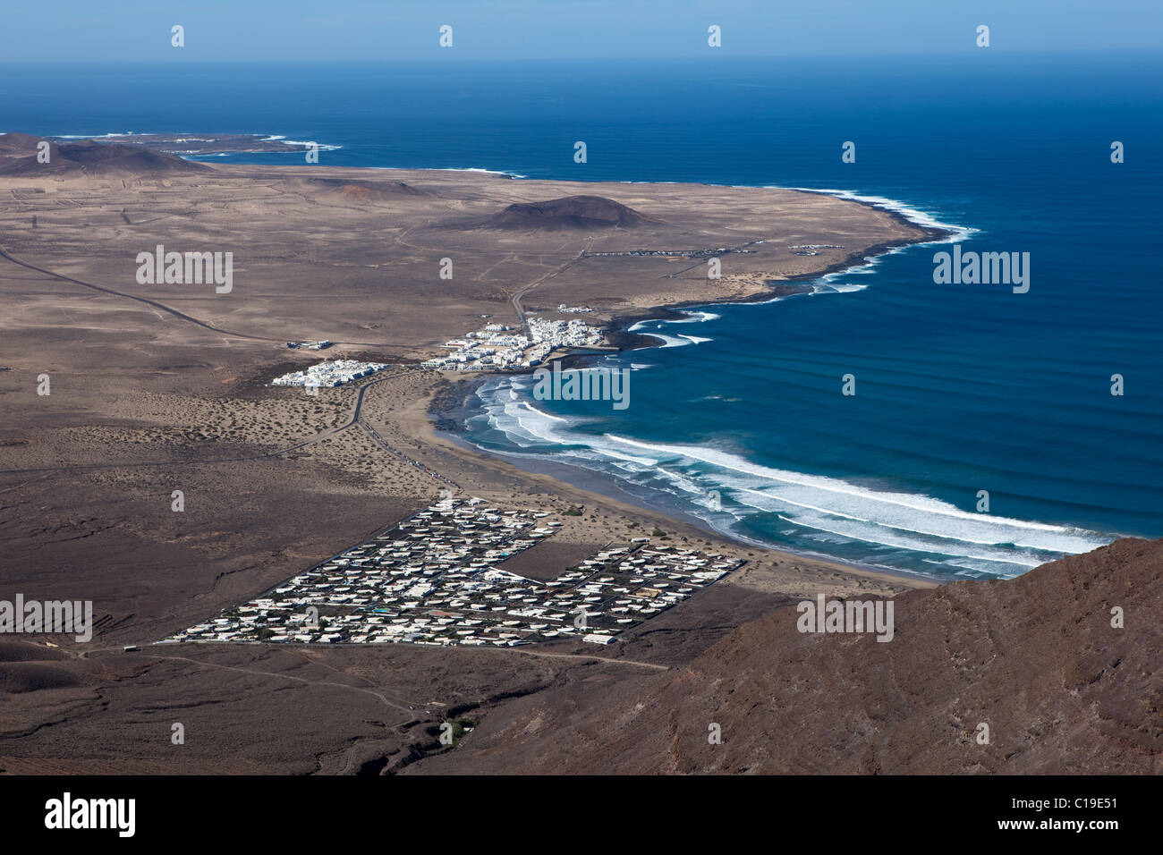Playa famara lanzarote hi-res stock photography and images - Alamy