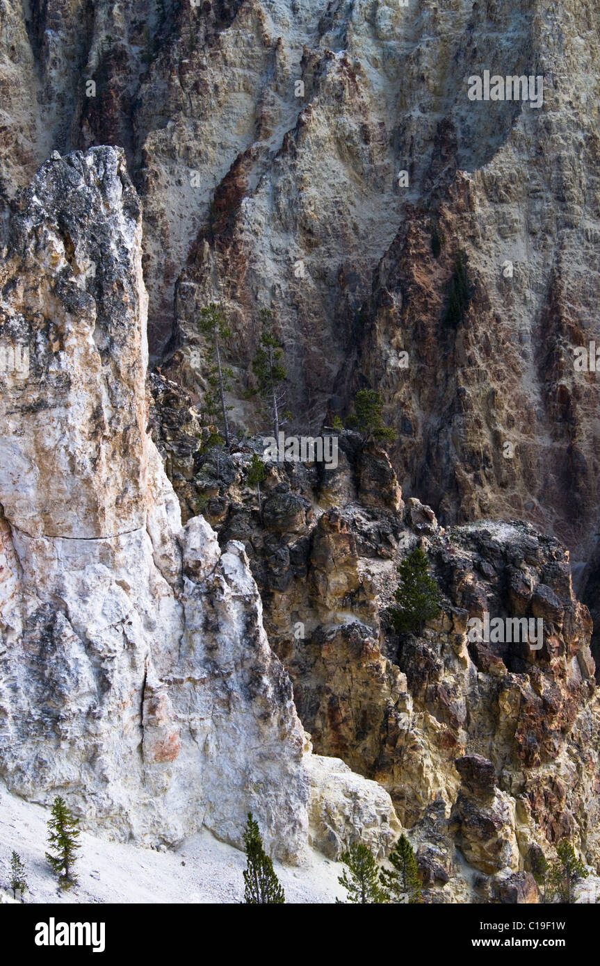 Yellowstone River Canyon,Lower Falls,Artist & Observation Platform,Drop ...