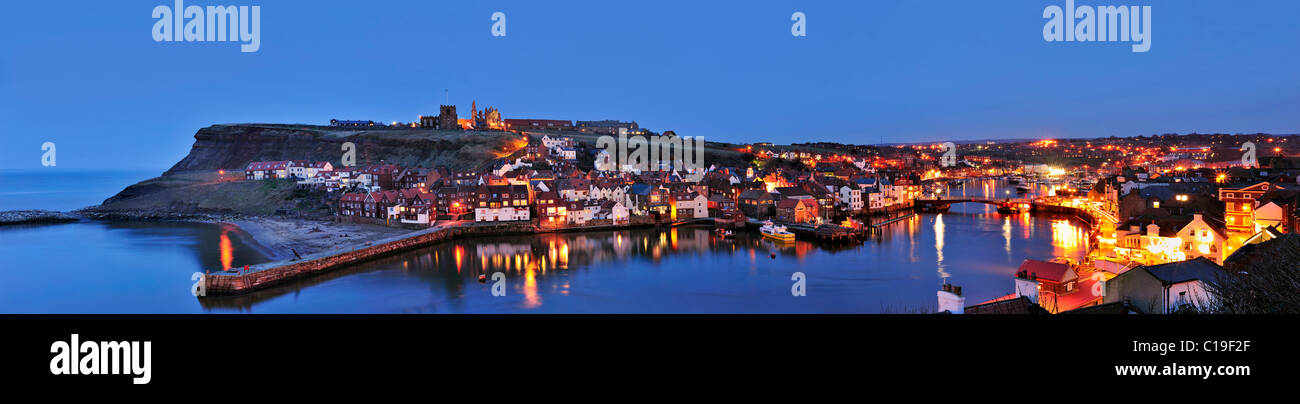 Whitby night north yorkshire england hi-res stock photography and ...