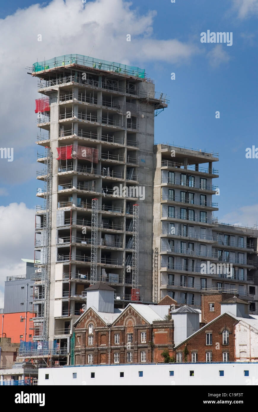 Building site, Ipswich Waterfront, Suffolk, United Kingdom Stock Photo ...