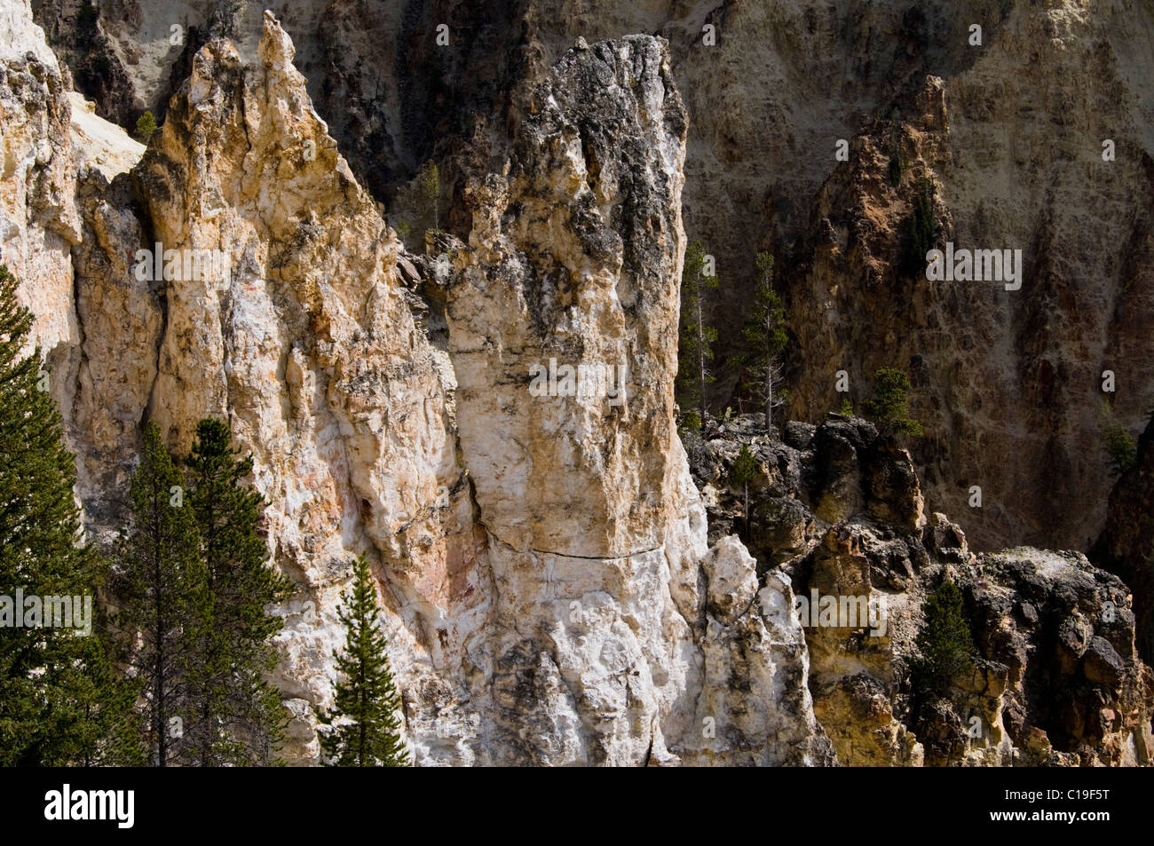 Yellowstone River Canyon,Lower Falls,Artist & Observation Platform,Drop ...