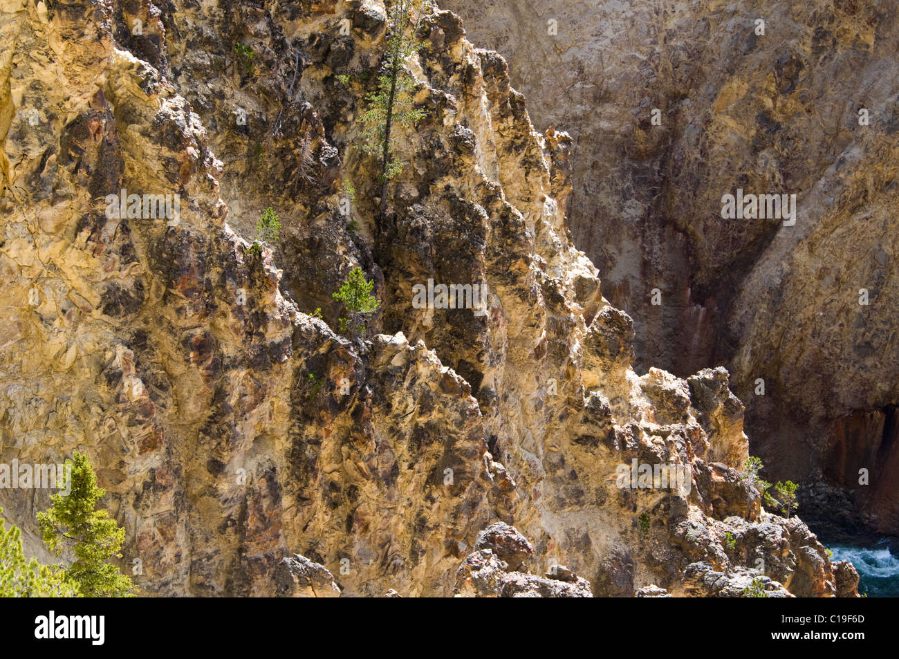 Yellowstone River Canyon,Lower Falls,Artist & Observation Platform,Drop ...