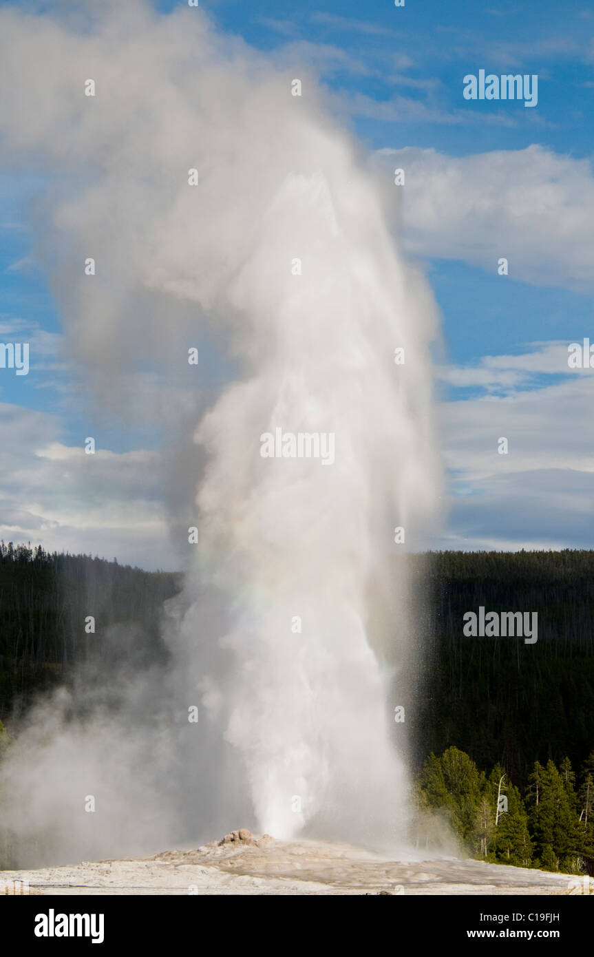 Old Faithful Geyser,Views From Old Faithful Inn,Yellowstone National ...