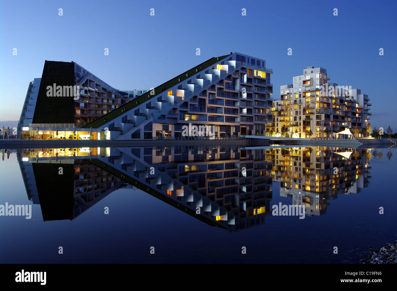 The 8 House (8-tallet) building. Copenhagen, Denmark Stock Photo - Alamy