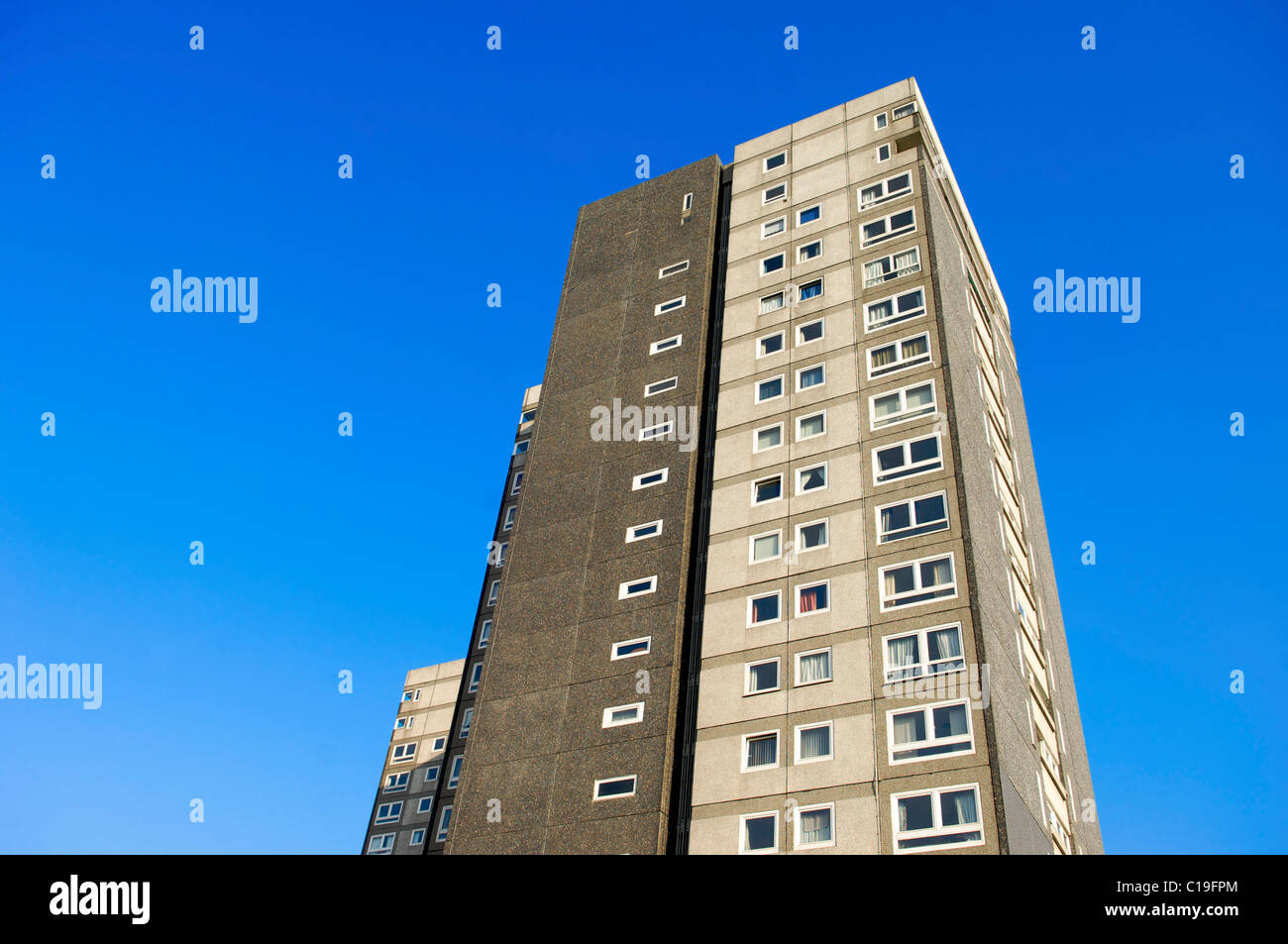 High rise tower block in Preston Lancashire, england Stock Photo - Alamy