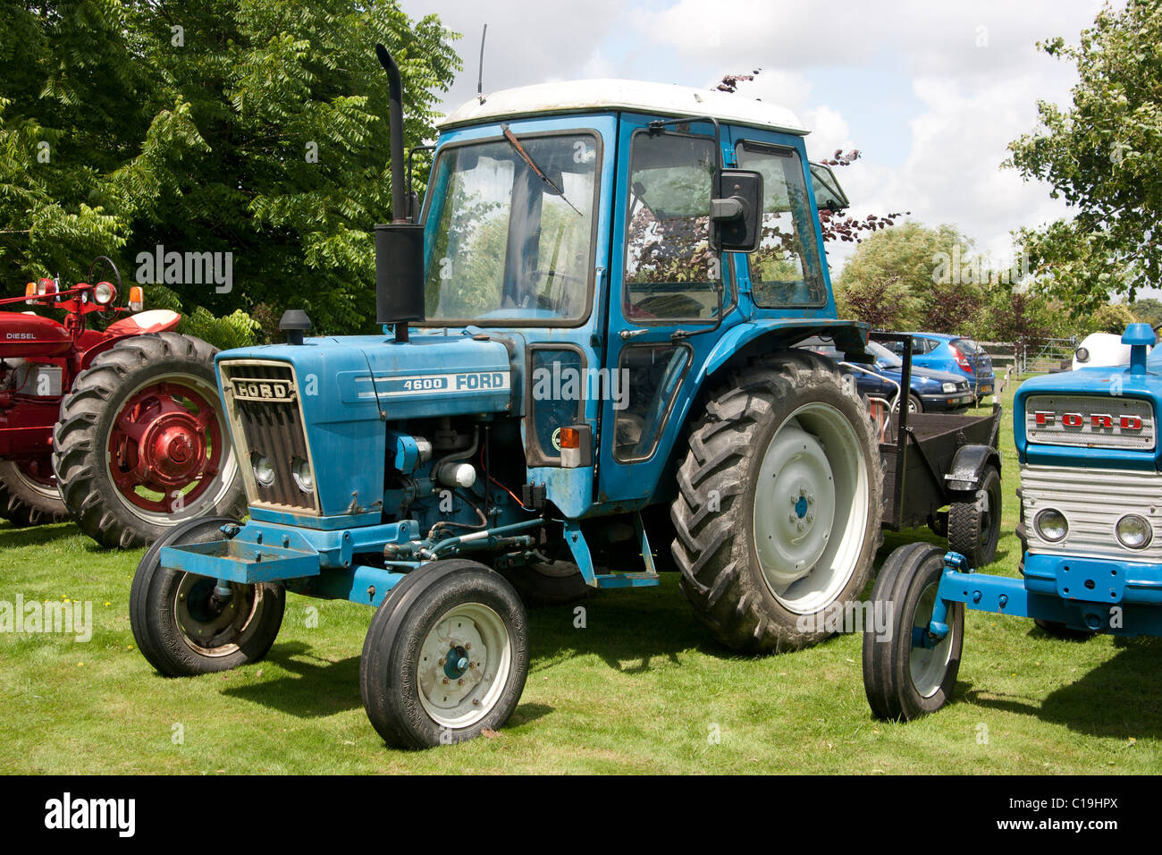 Ford 4600 tractor at vintage tractor display, Sussex, England Stock ...