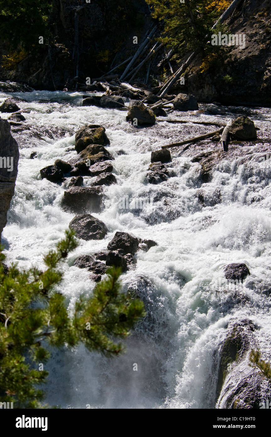Firehole River & Canyon, Falls,Firehole Canyon Drive, Madison River ...