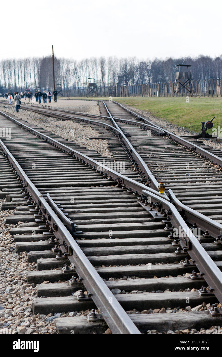 Railroad track auschwitz birkenau hi-res stock photography and images ...