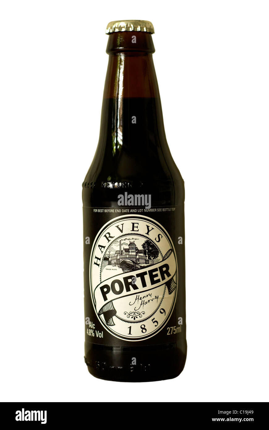 Harveys 1859 Porter Bottled Beer - current @ 2011 Stock Photo - Alamy