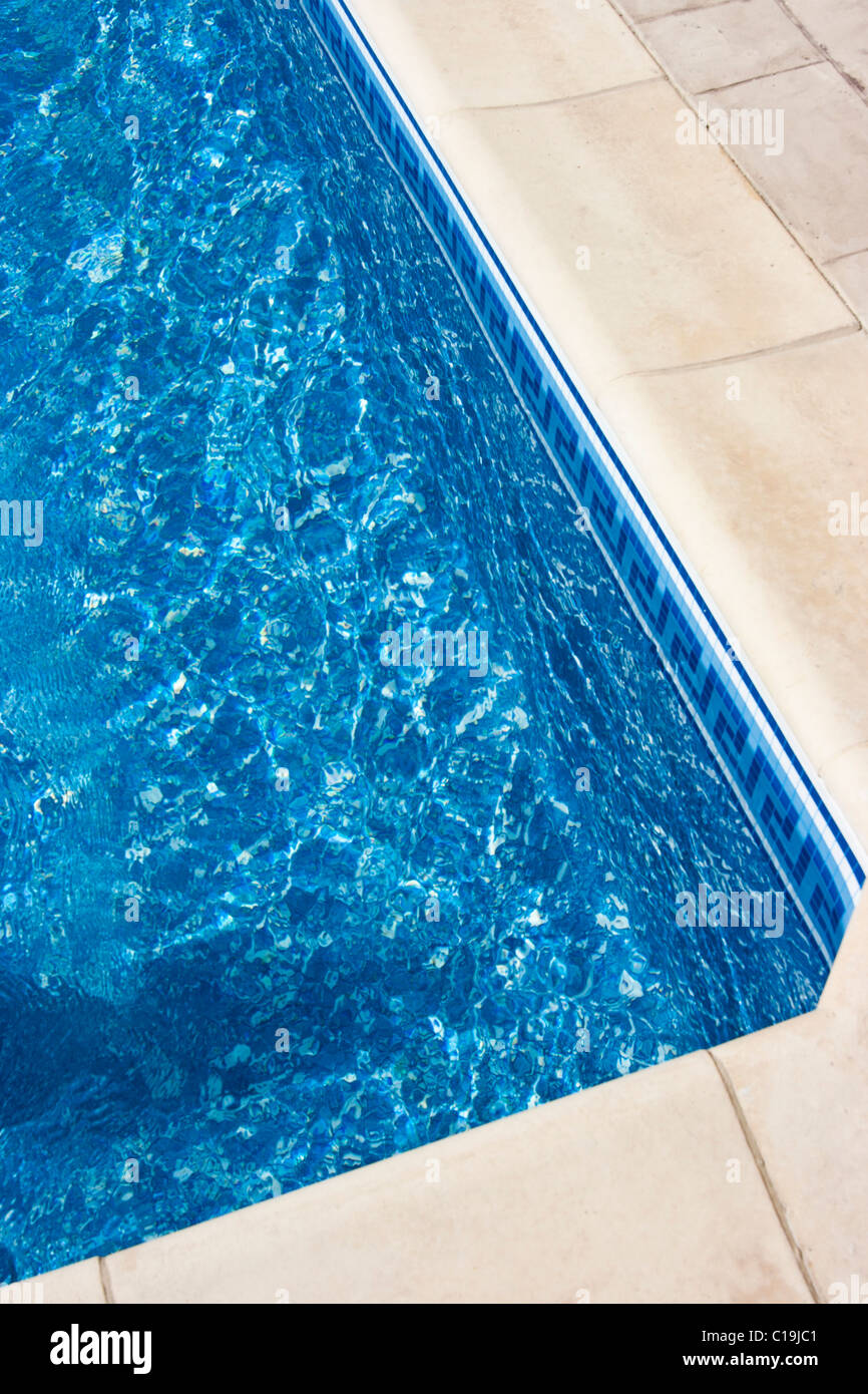 Blue pool corner hi-res stock photography and images - Alamy