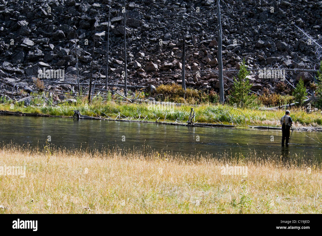 Fly Fishing,on Firehole River & Canyon, Firehole Canyon Drive, Madison ...