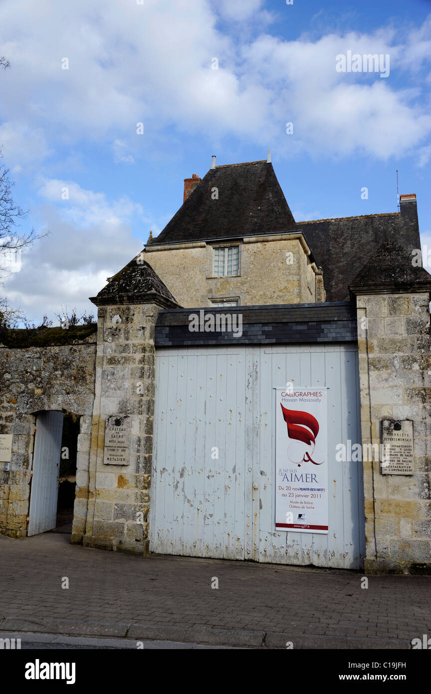Sache castle,Honore de Balzac museum,Sache,Loire valley,Indre-et-Loire ...