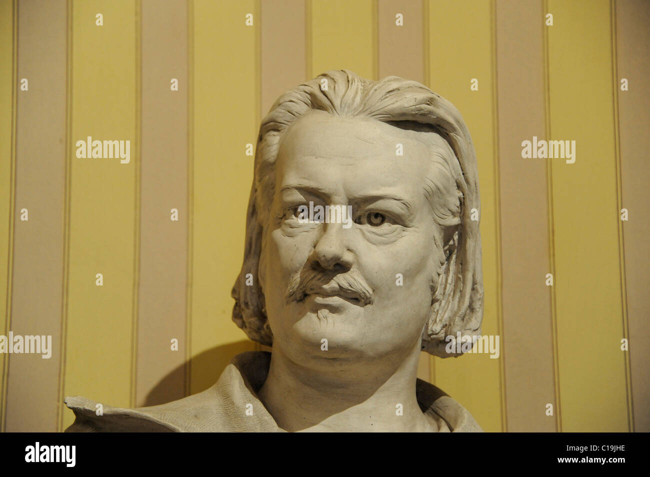 Sache castle,Honore de Balzac museum,Balzac by Paul Fournier sculptor ...