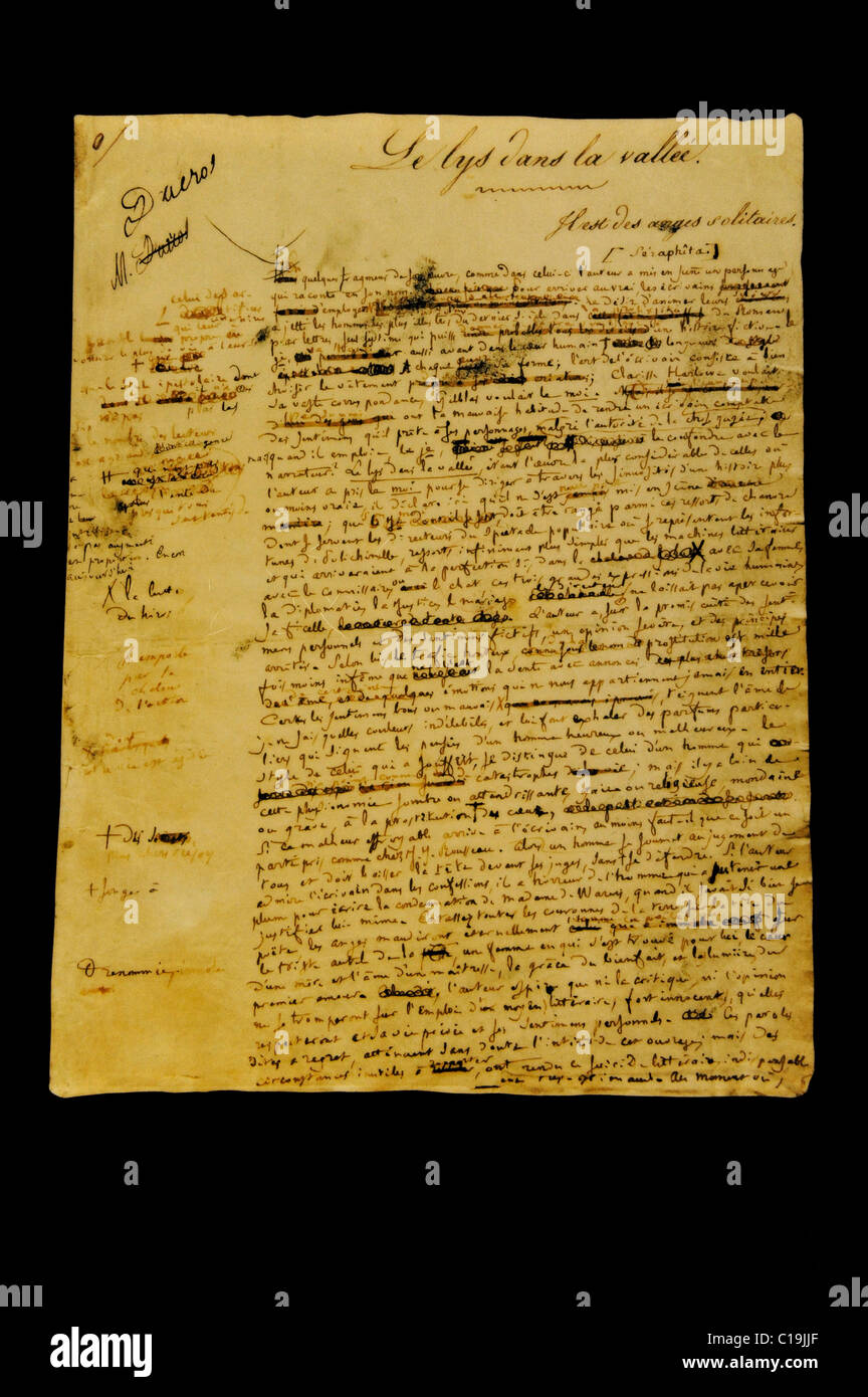 Sache castle de balzac loire museum sache hi-res stock photography and ...