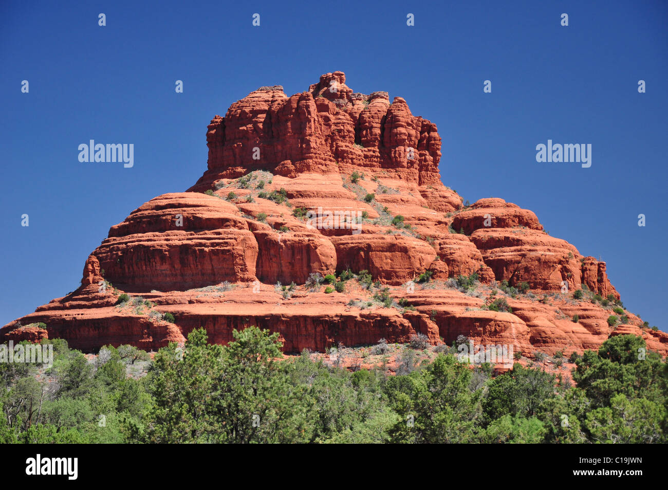 Red bell rock in Sedona, Arizona Stock Photo - Alamy