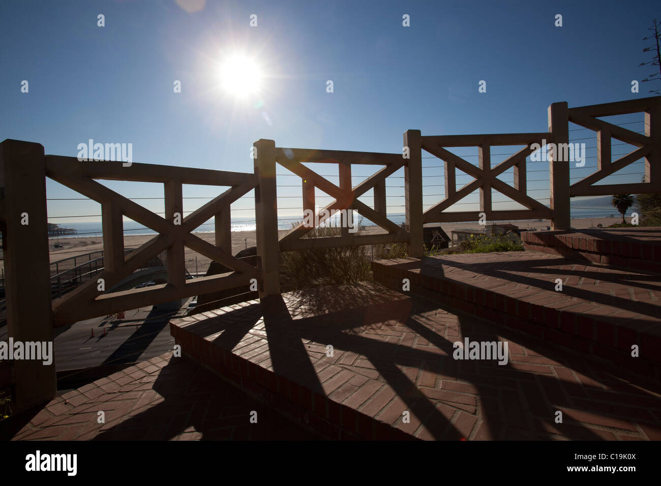 Santa monica stairs hi-res stock photography and images - Alamy
