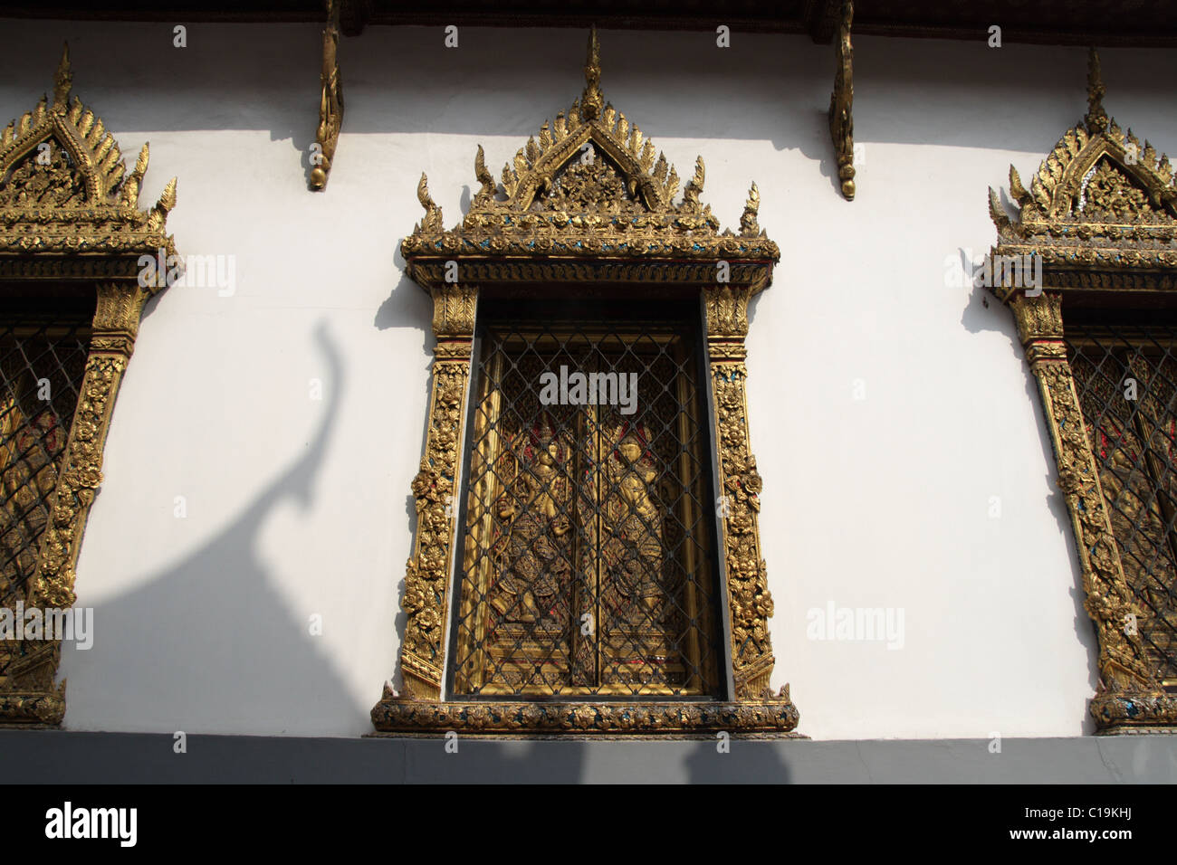 Thai style , window decoration Stock Photo - Alamy