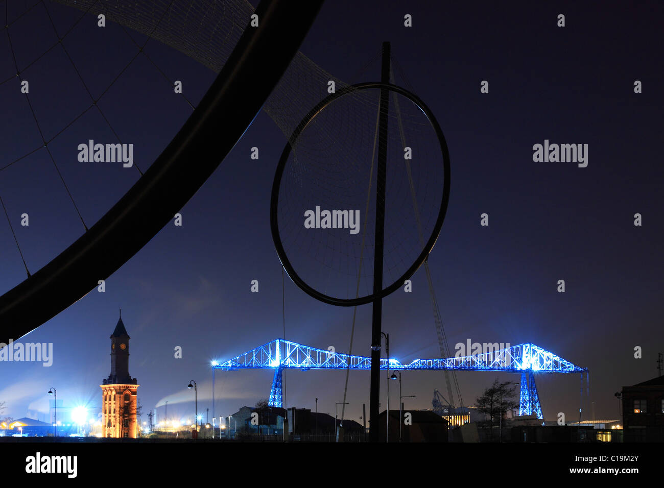 Middlesbrough dock clock hi-res stock photography and images - Alamy