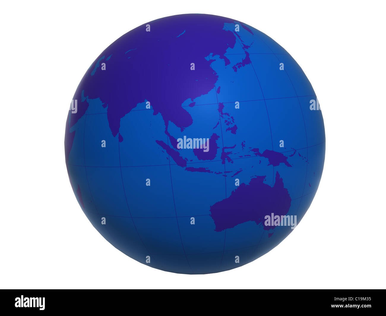 3d rendering of world globe Stock Photo - Alamy