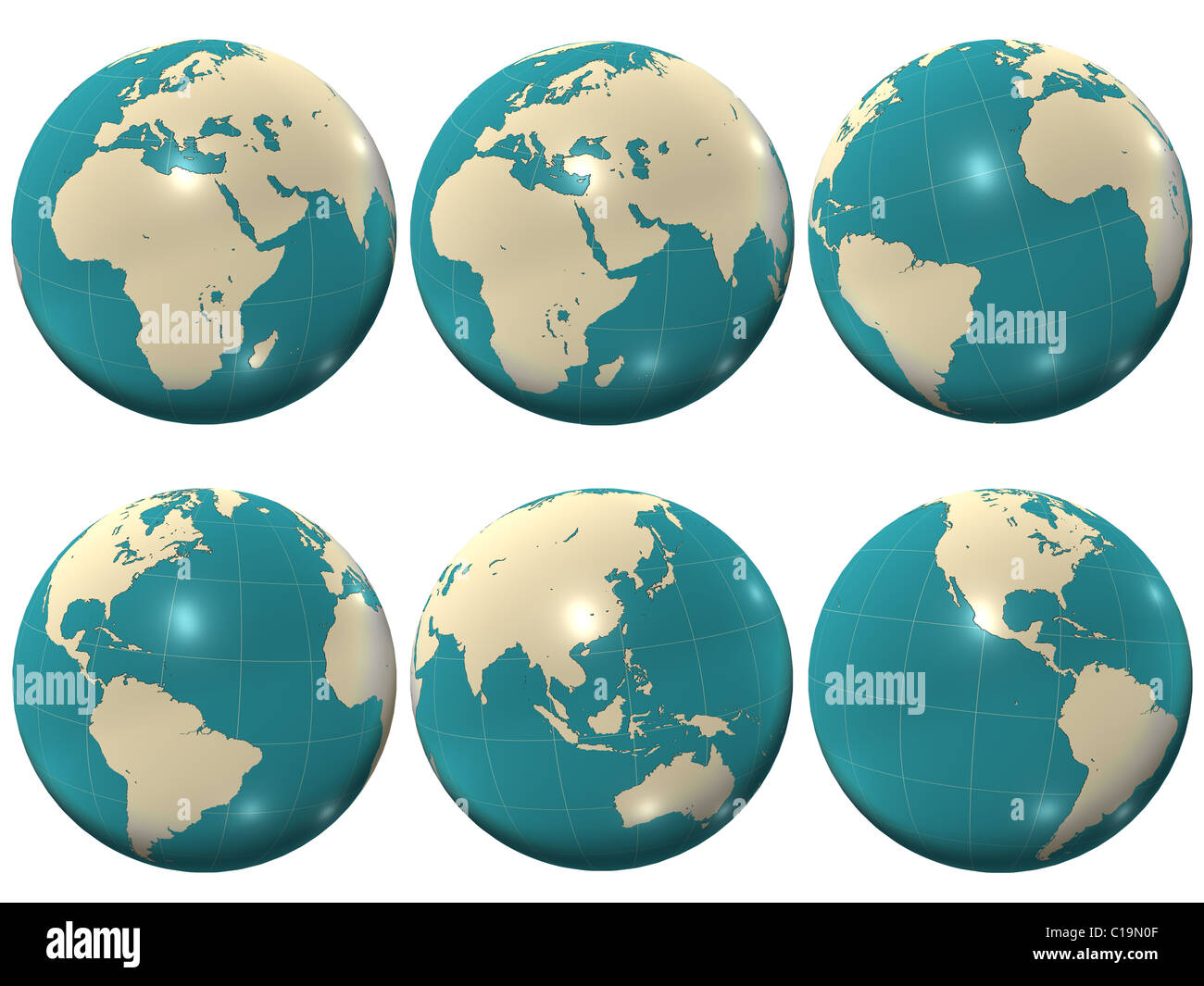 White world maps hi-res stock photography and images - Alamy