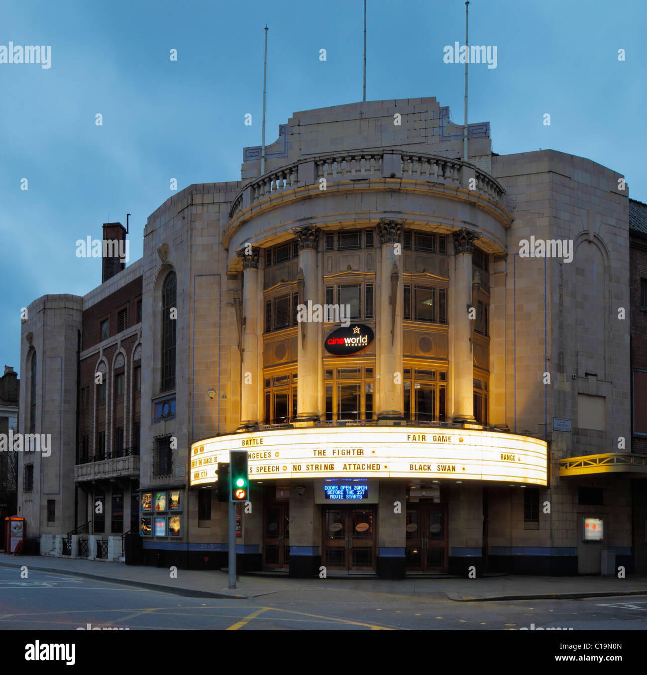 Cineworld Cinema, Fulham Road, London Stock Photo - Alamy