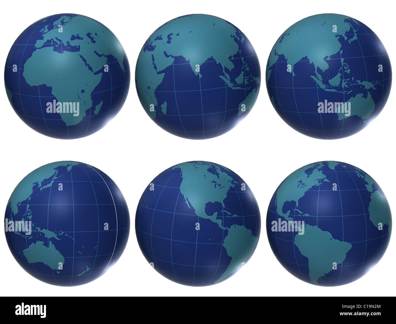 White world maps hi-res stock photography and images - Alamy