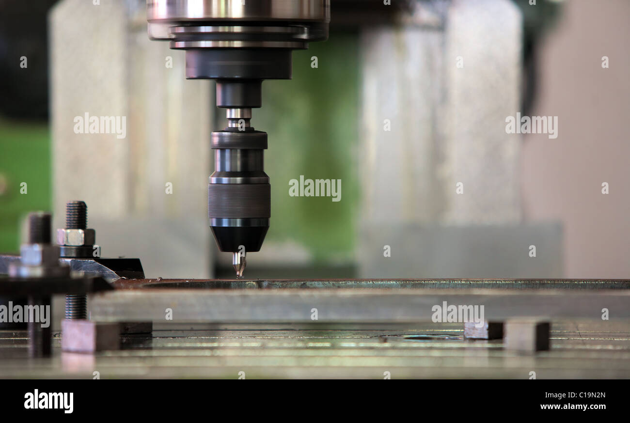 Details of an automatic drill tool Stock Photo - Alamy