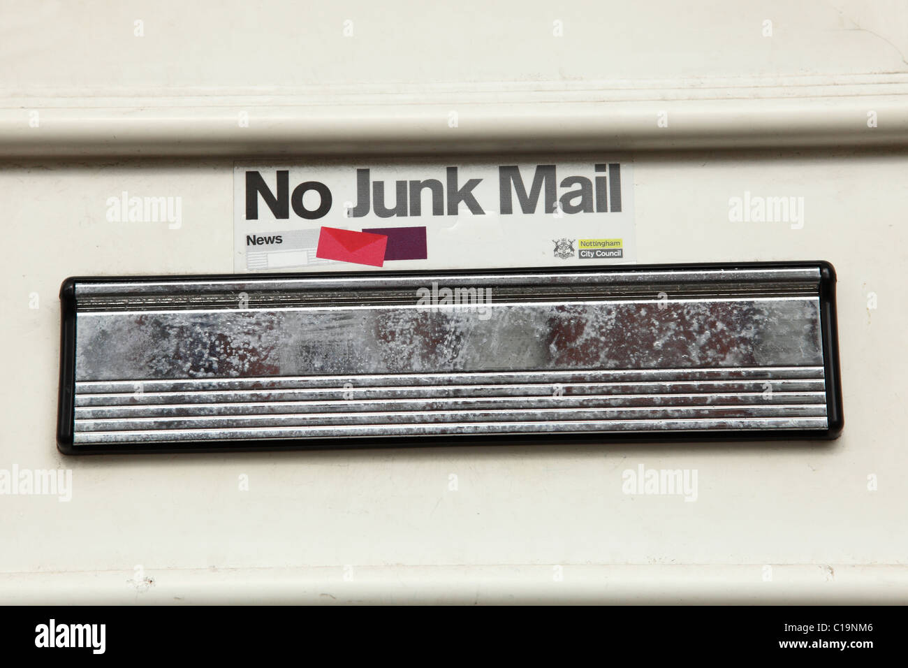 No junk mail sign hi-res stock photography and images - Alamy
