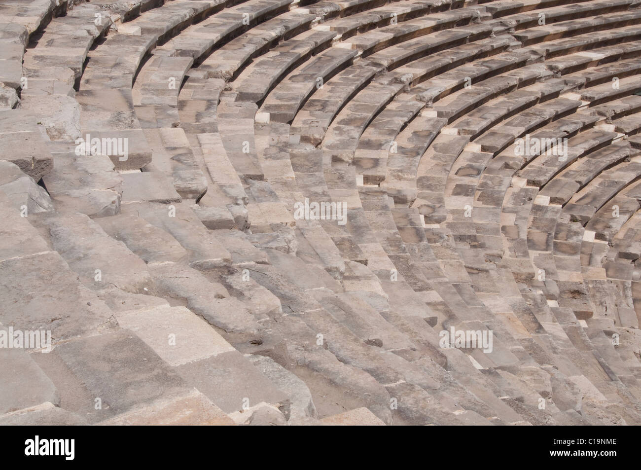 The ruins of the ancient amphitheater Stock Photo - Alamy