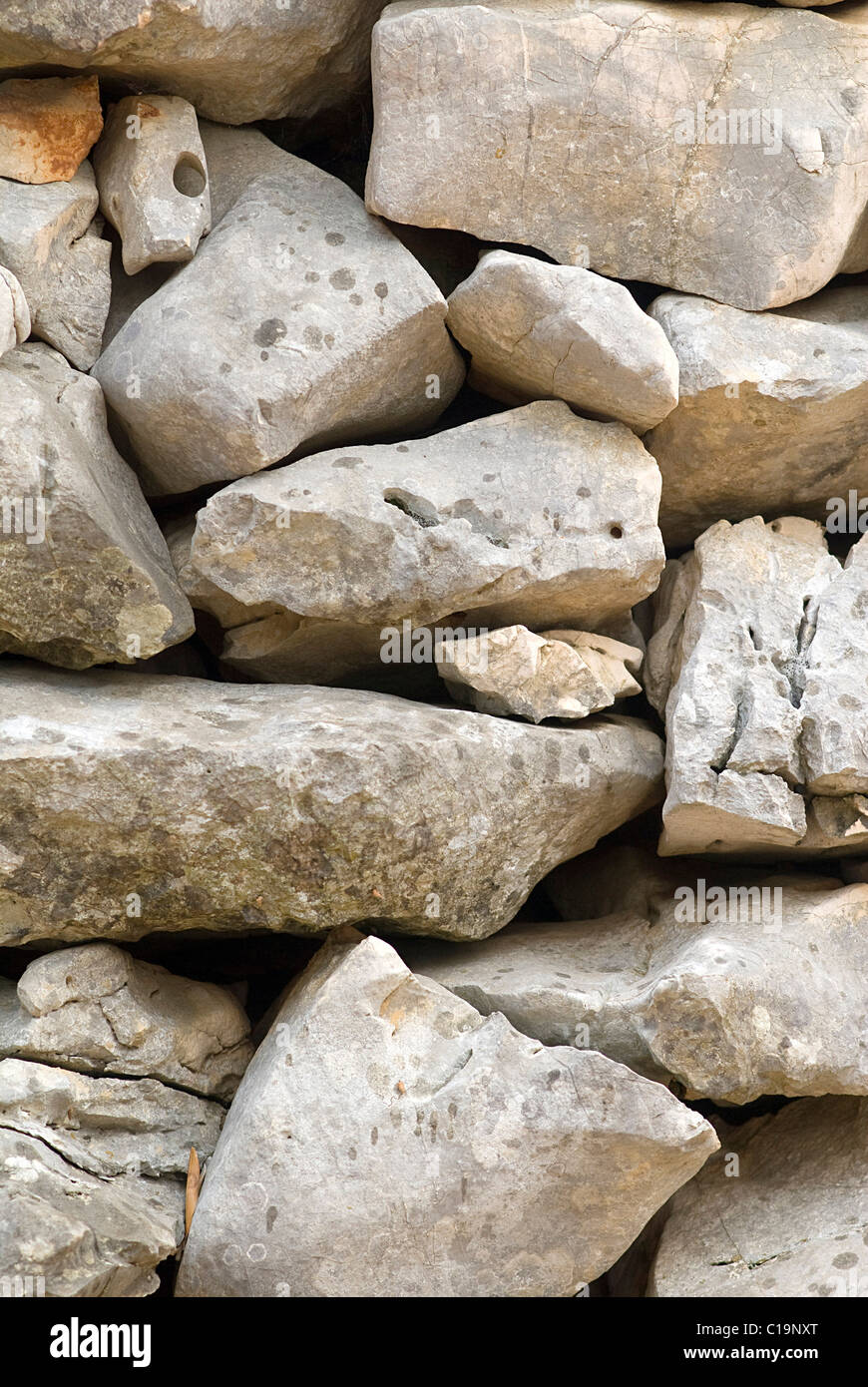Stonewall, Picture of the old stone wall which is commonly used on the ...