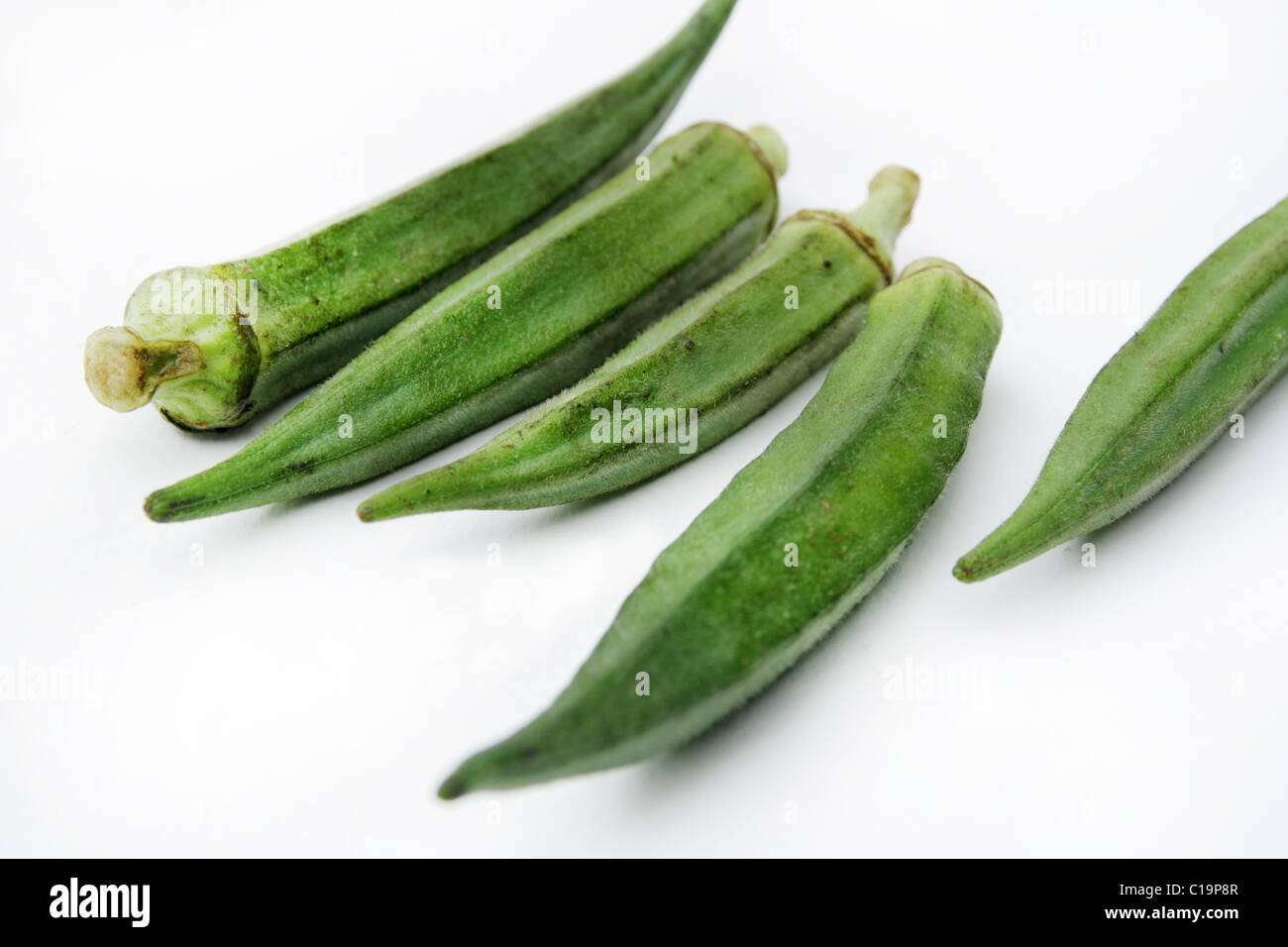 Green okra hi-res stock photography and images - Alamy