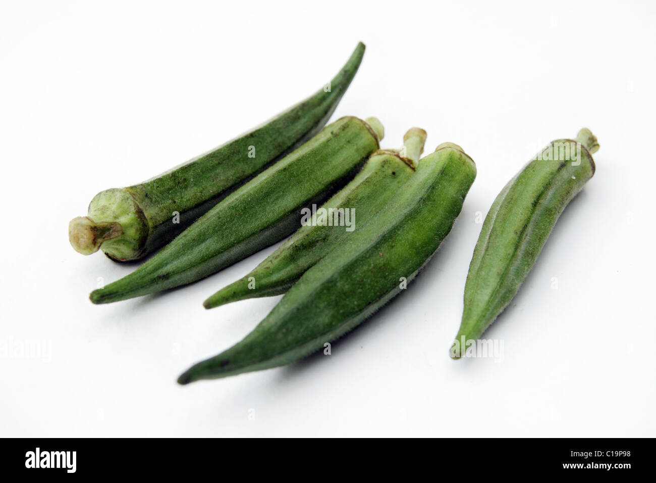 Green okra hi-res stock photography and images - Alamy