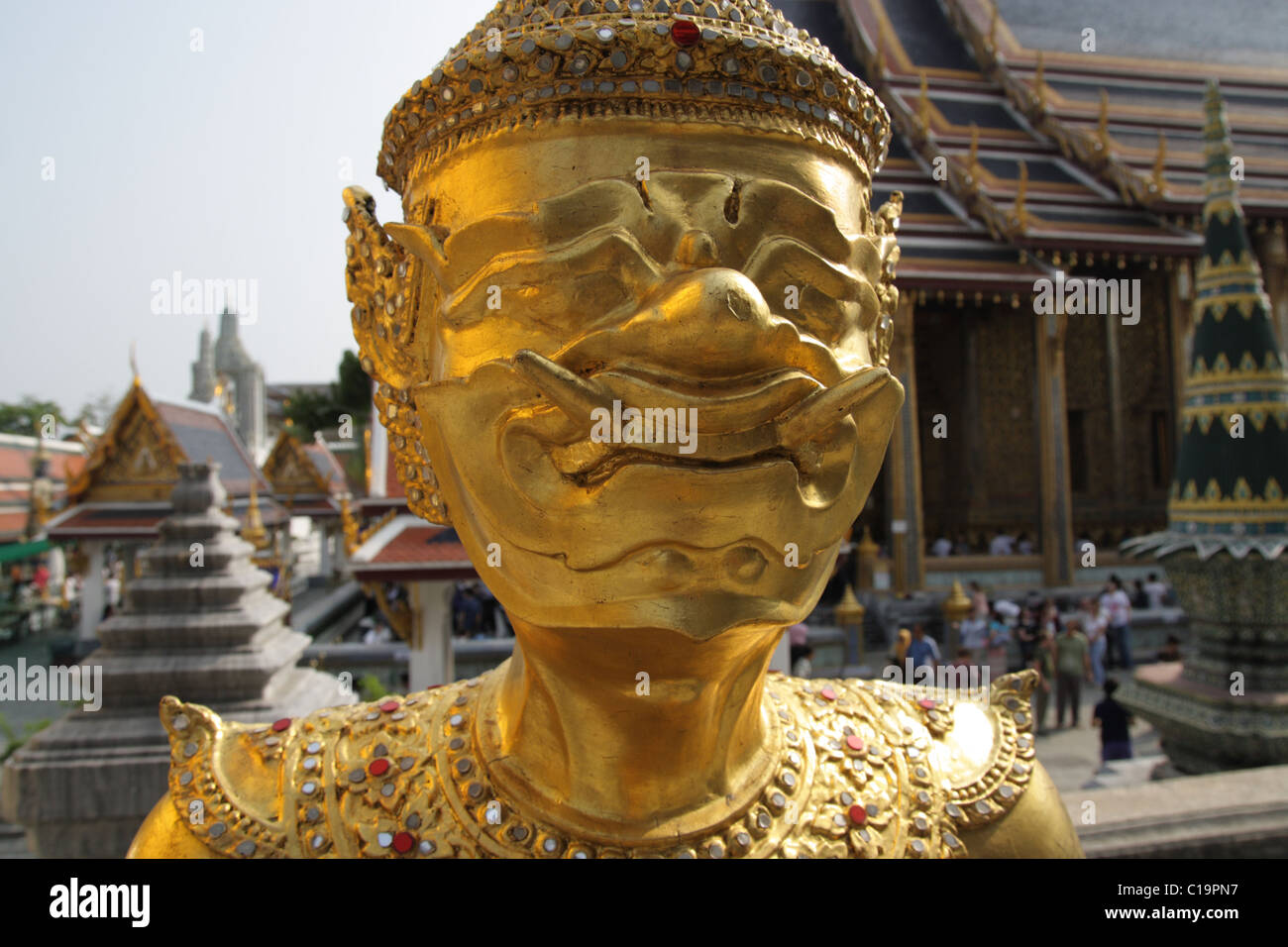 Portrait of statue on the Upper Terrace , The Grand Palace Stock Photo ...