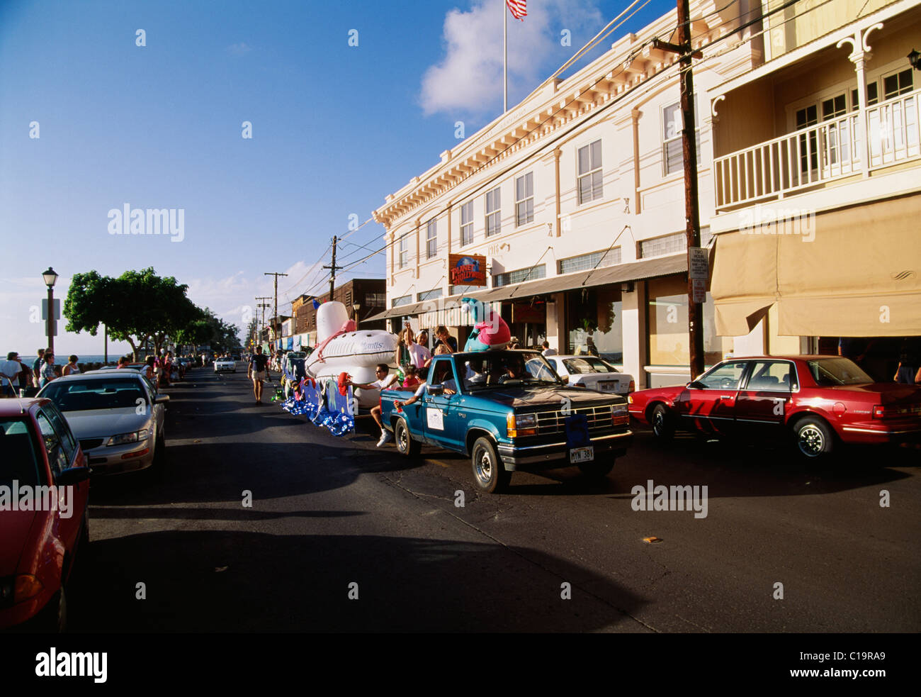Parade, Lahaiana, Maui, Hawaii Stock Photo - Alamy