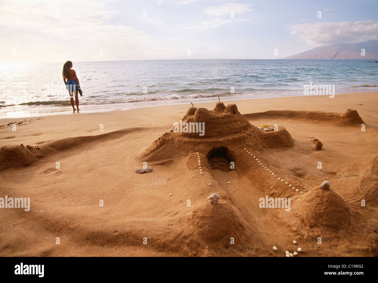Sandcastle beach hi-res stock photography and images - Alamy