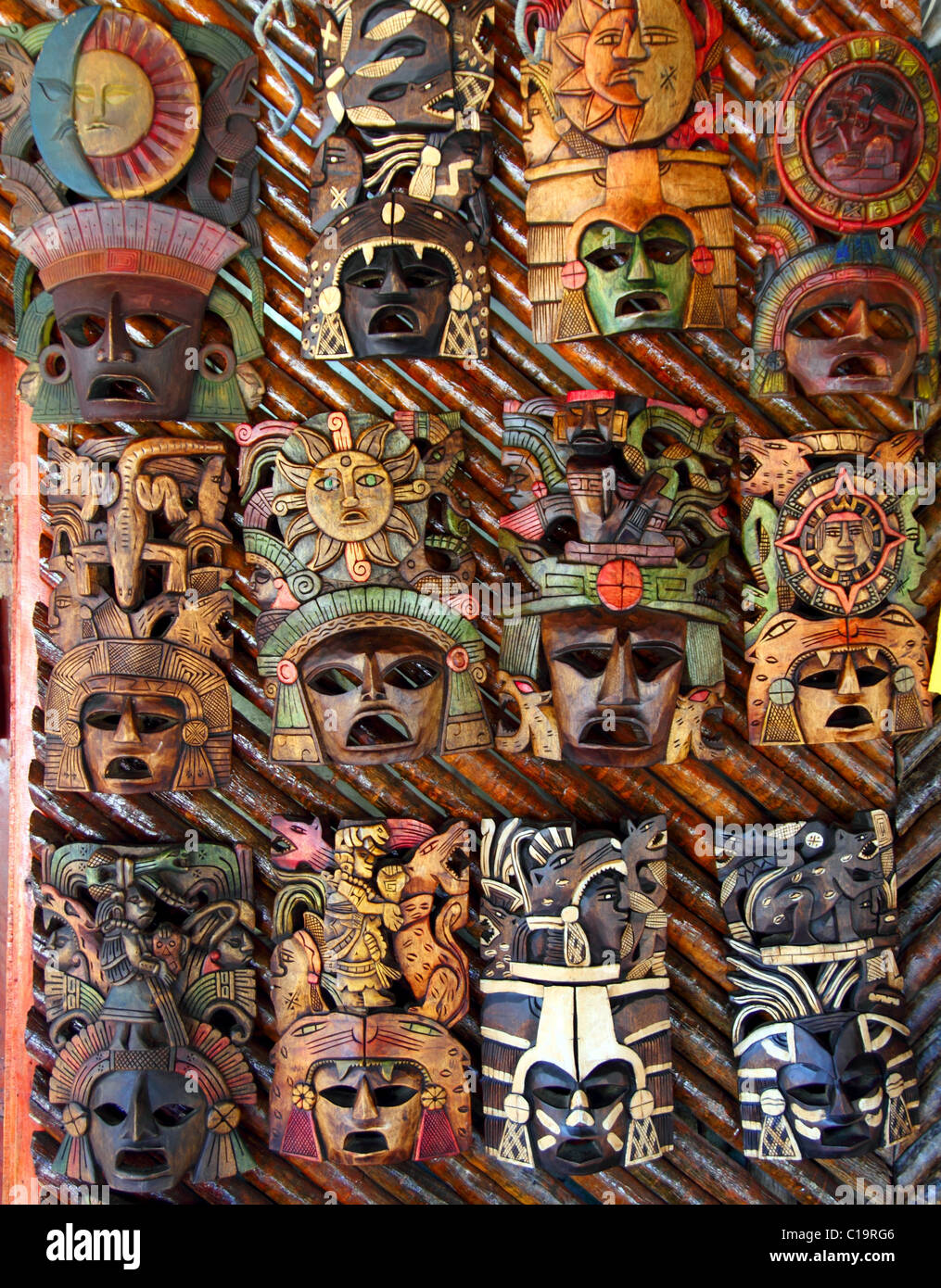 Mayan mask hi-res stock photography and images - Alamy