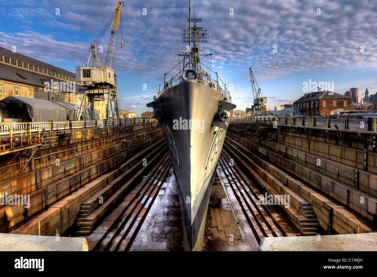 Cassin Young Second Word War Destroyer Stock Photo Alamy
