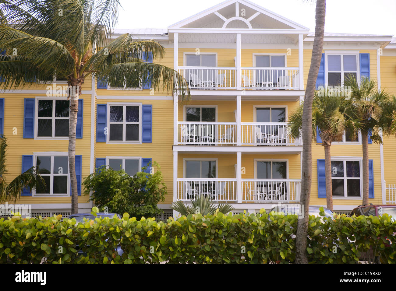 Key West colorful houses in south Florida Keys Stock Photo - Alamy
