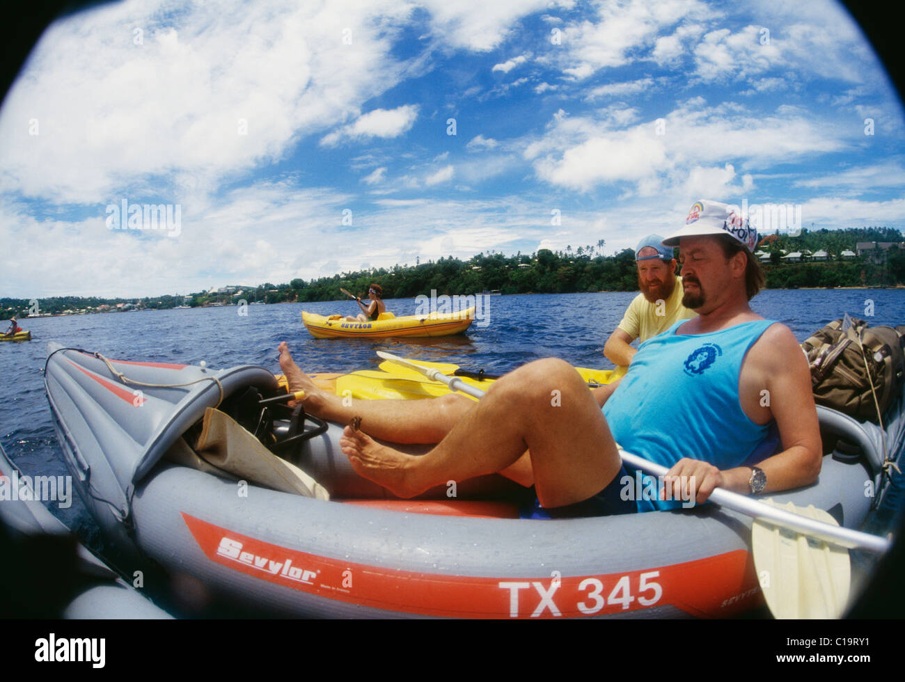 Kayaking, Vavau, Tonga Stock Photo - Alamy